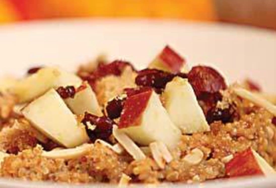 Spiced Pumpkin Breakfast Quinoa Bowl