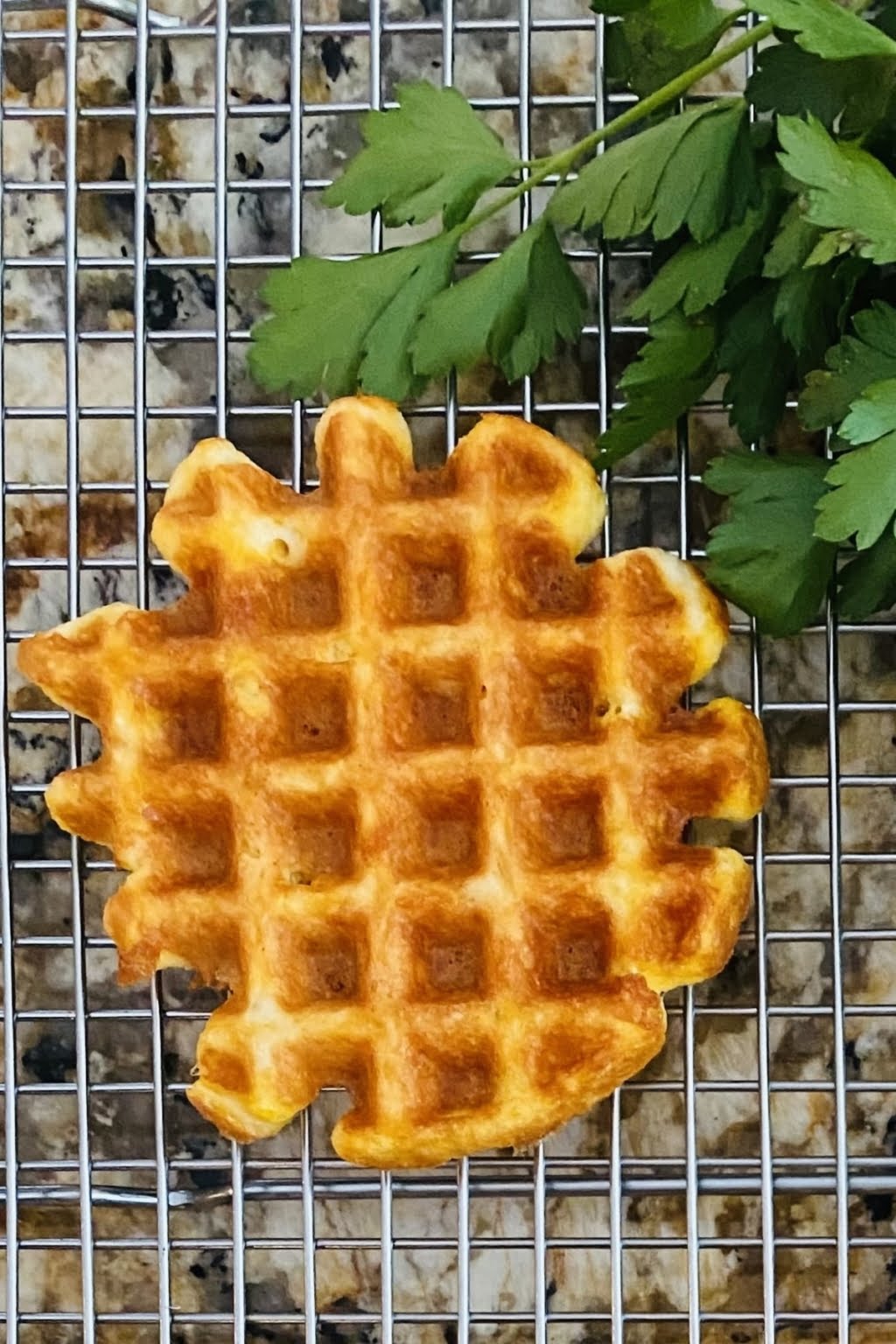 Savory Chaffles with Almond Flour