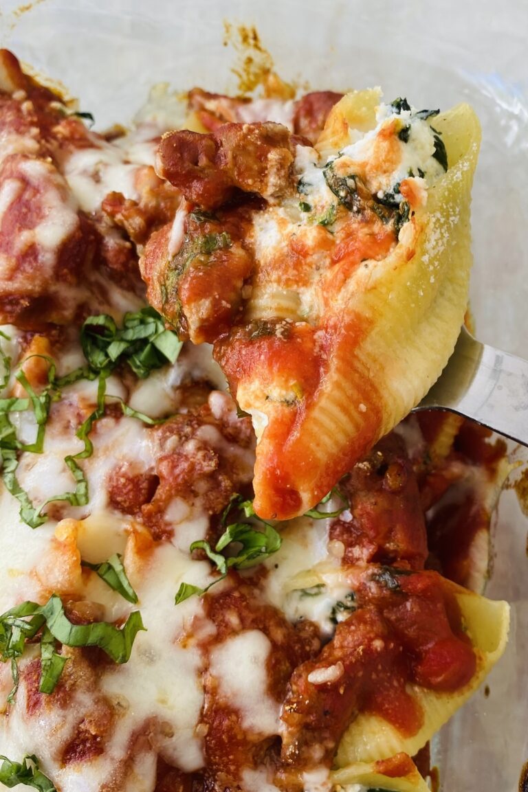 Stuffed Pasta Shells with Italian Sausage