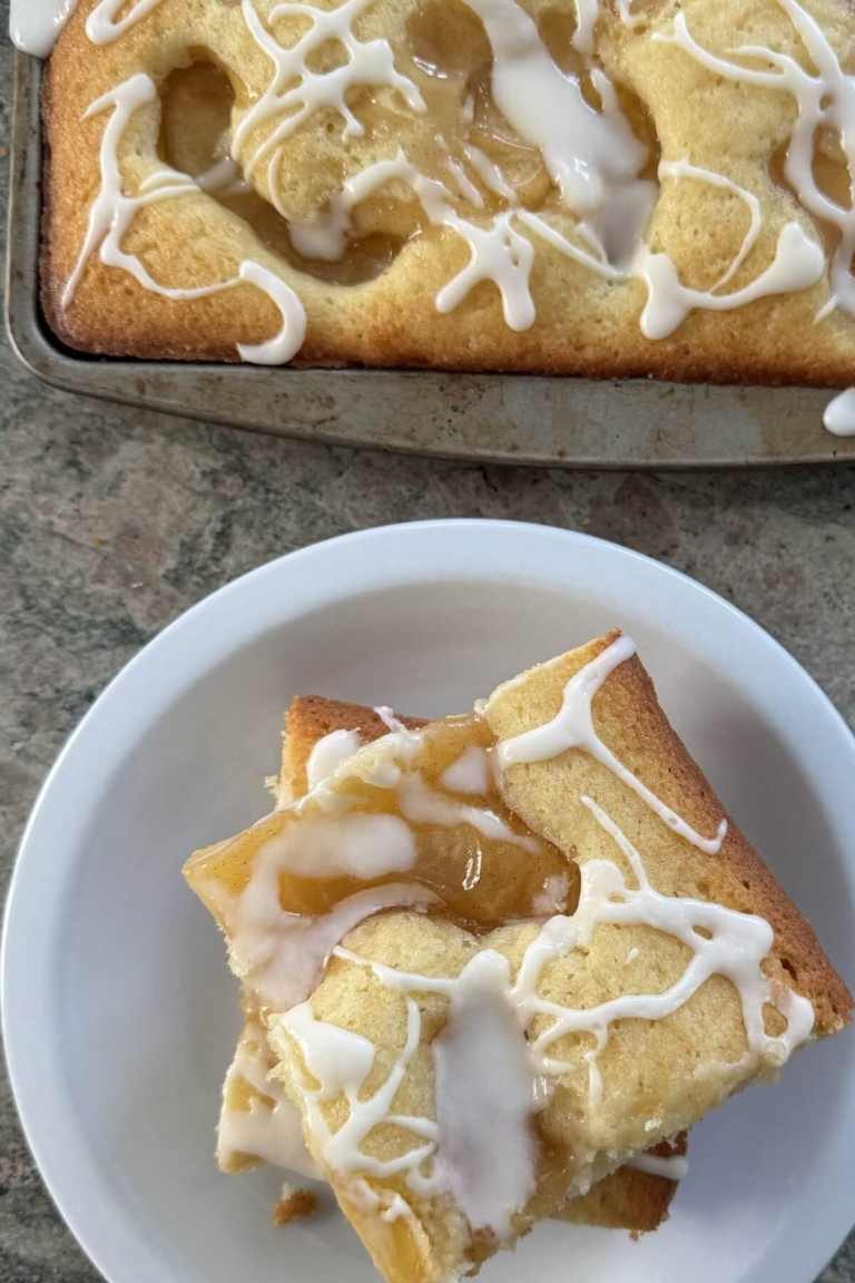 Easy Scone Cake {Sheet Pan Cake Recipe}