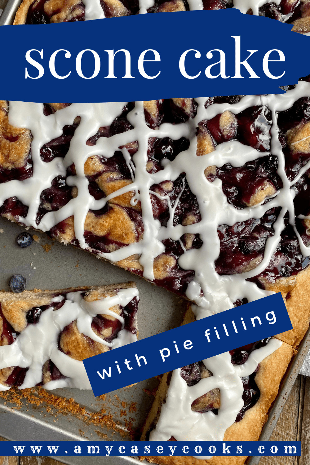 Easy Scone Cake {Sheet Pan Cake Recipe}