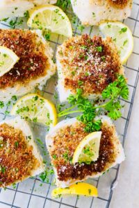 Cod Oreganata {Oven Baked}