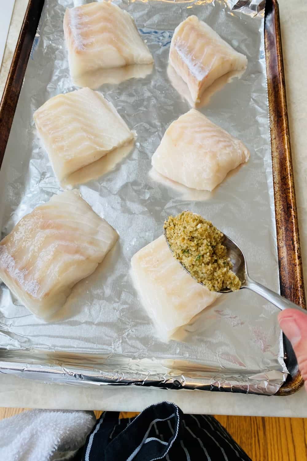 Oven Baked Cod Oreganata