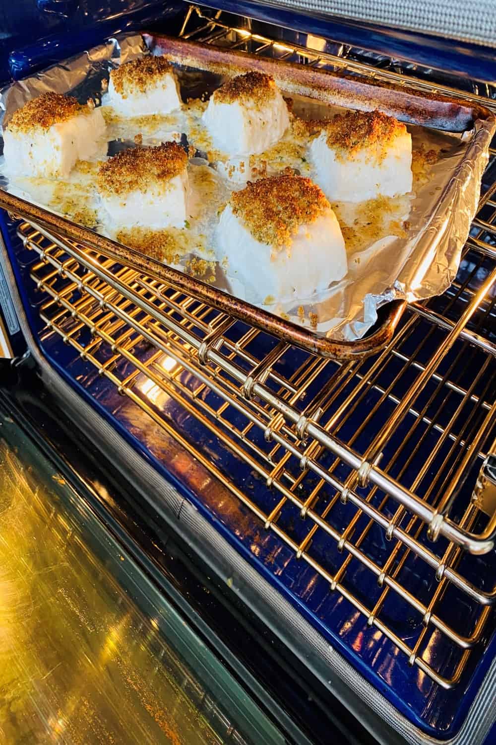 Oven Baked Cod Oreganata