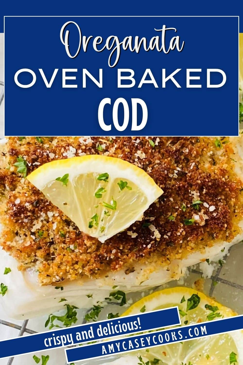 Cod Oreganata {Oven Baked}