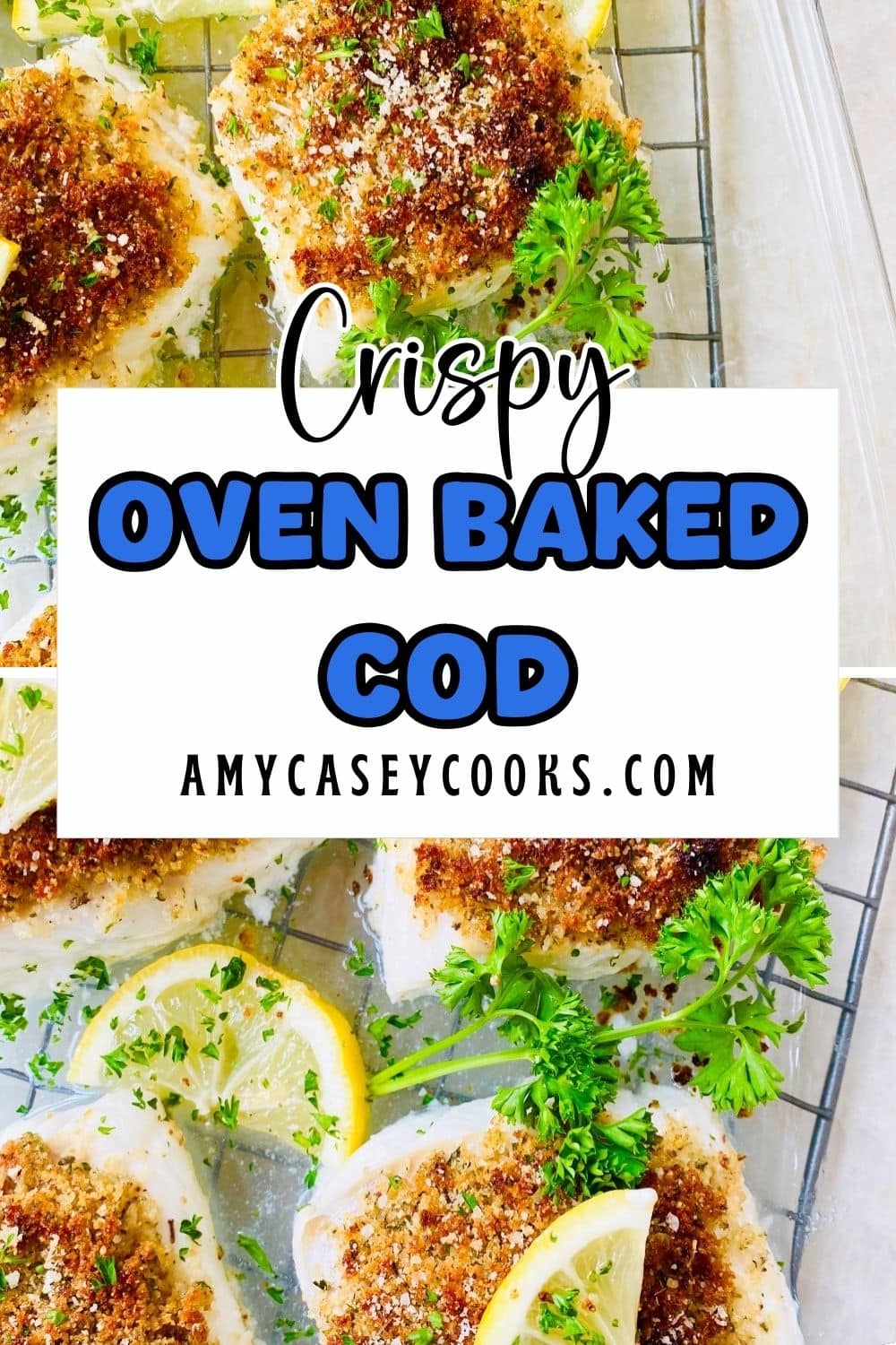 Cod Oreganata {Oven Baked}