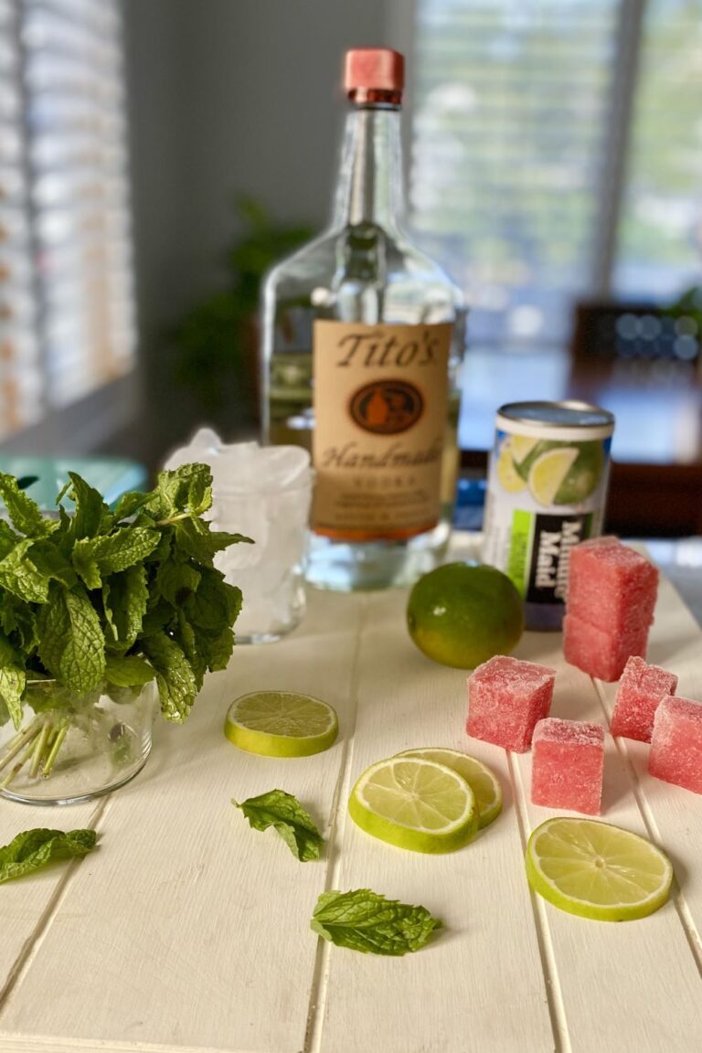 Sparkling Lime Vodka Drinks ~ A Pitcher Cocktail