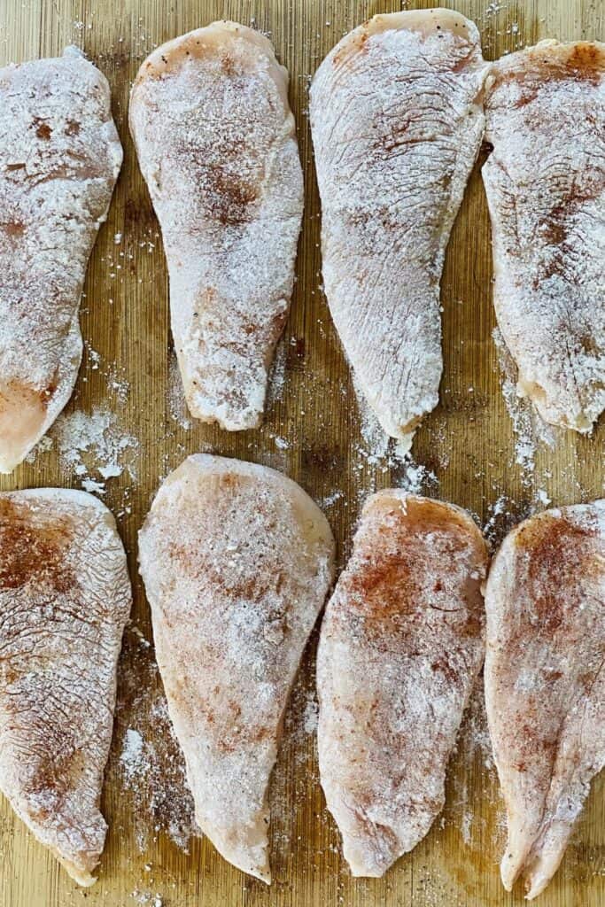 Butter Sauteed Chicken Breast with Fresh Tomato, Wine and Basil Sauce