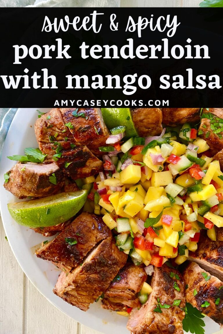 Sweet and Spicy Pork Tenderloin with Mango Salsa