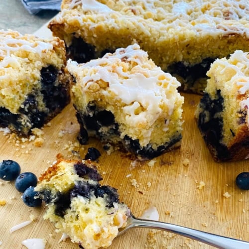 Blueberry Muffin Cake Recipe (Easy Muffin Cake)