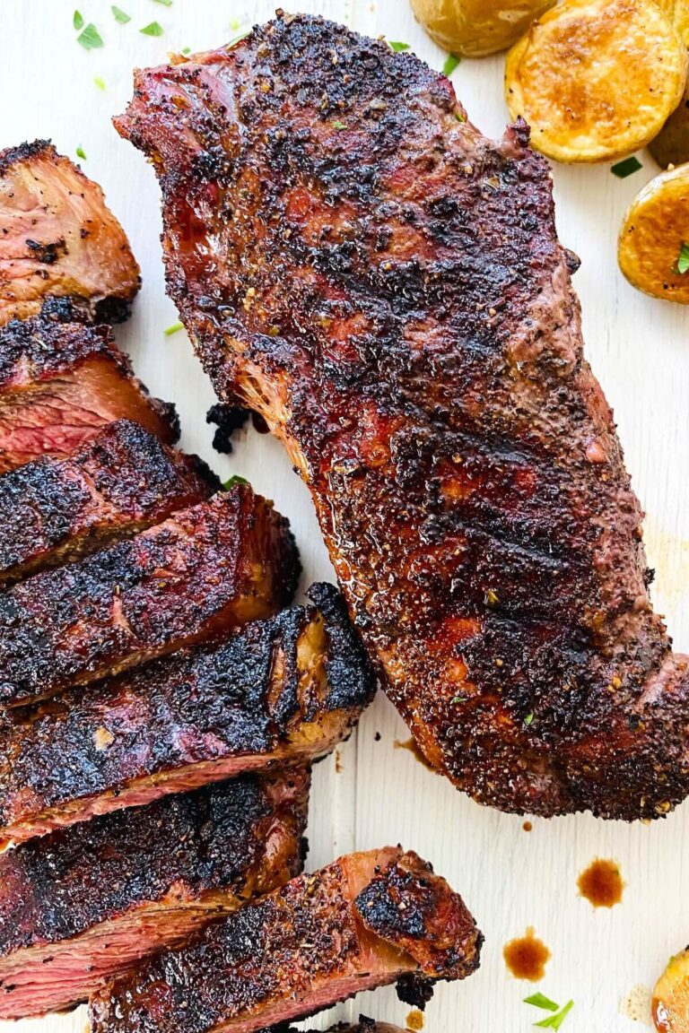 Coffee Rub Steak {Tender and Smoky}