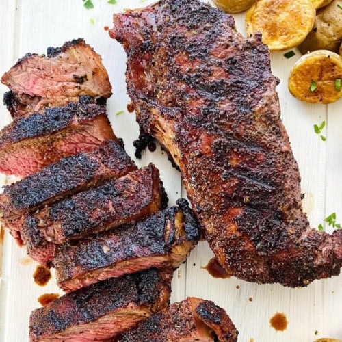Coffee Rub Steak {Tender and Smoky}
