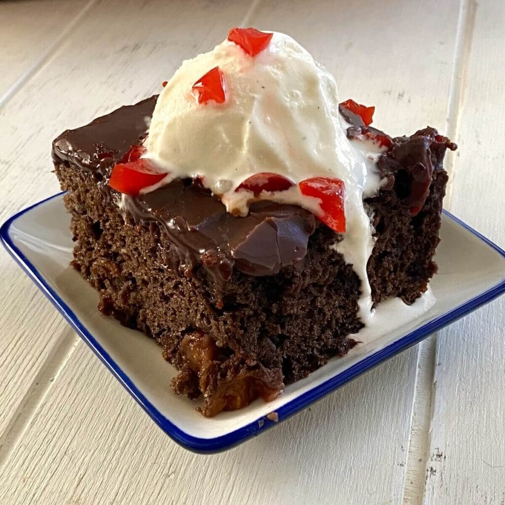 Chocolate Cherry Cake {Easy One Bowl Recipe}