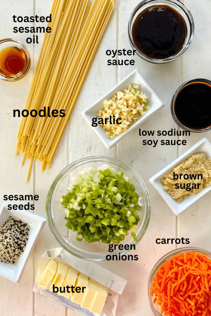 Garlic Sesame Noodles {One Pot Recipe}