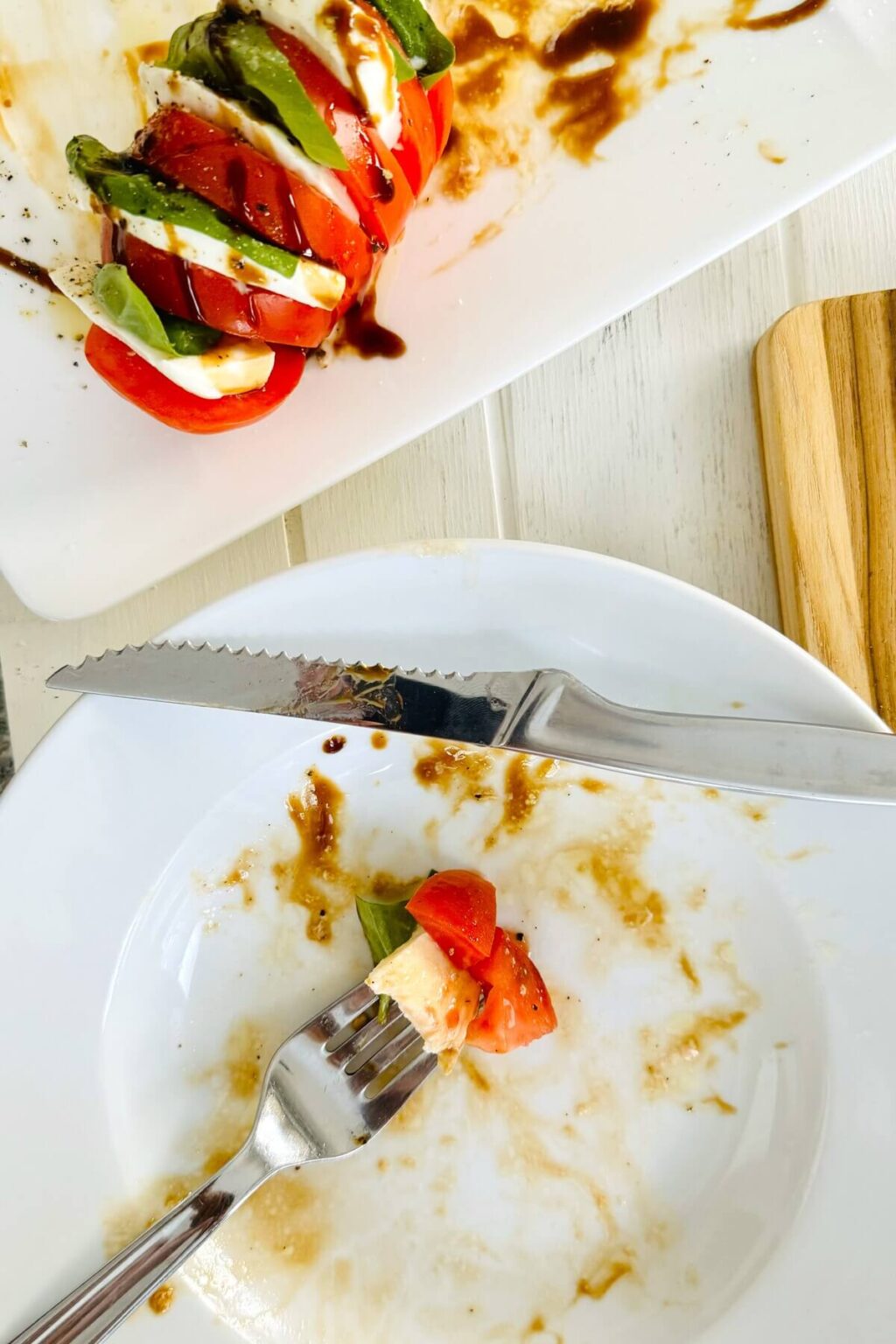 Stuffed Tomato, Mozzarella and Basil Caprese Salad