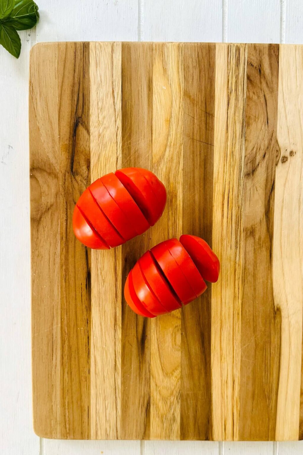 Stuffed Tomato, Mozzarella and Basil Caprese Salad