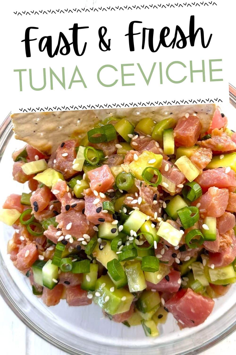 Tuna Ceviche {Fast and Fresh}