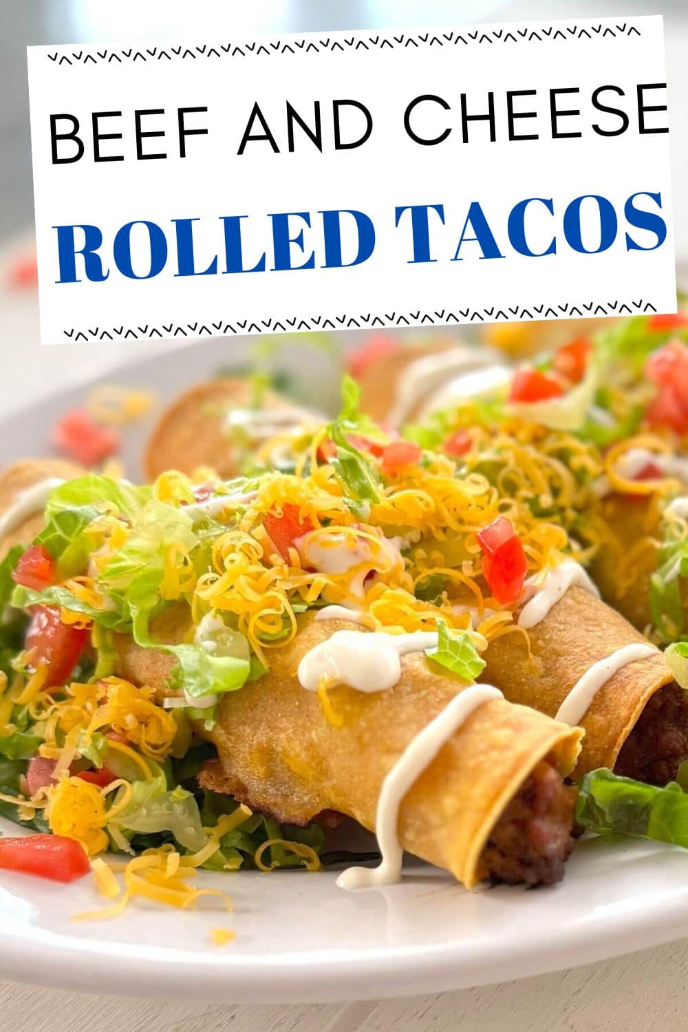 Rolled Tacos {Baked and Crispy Taquitos}