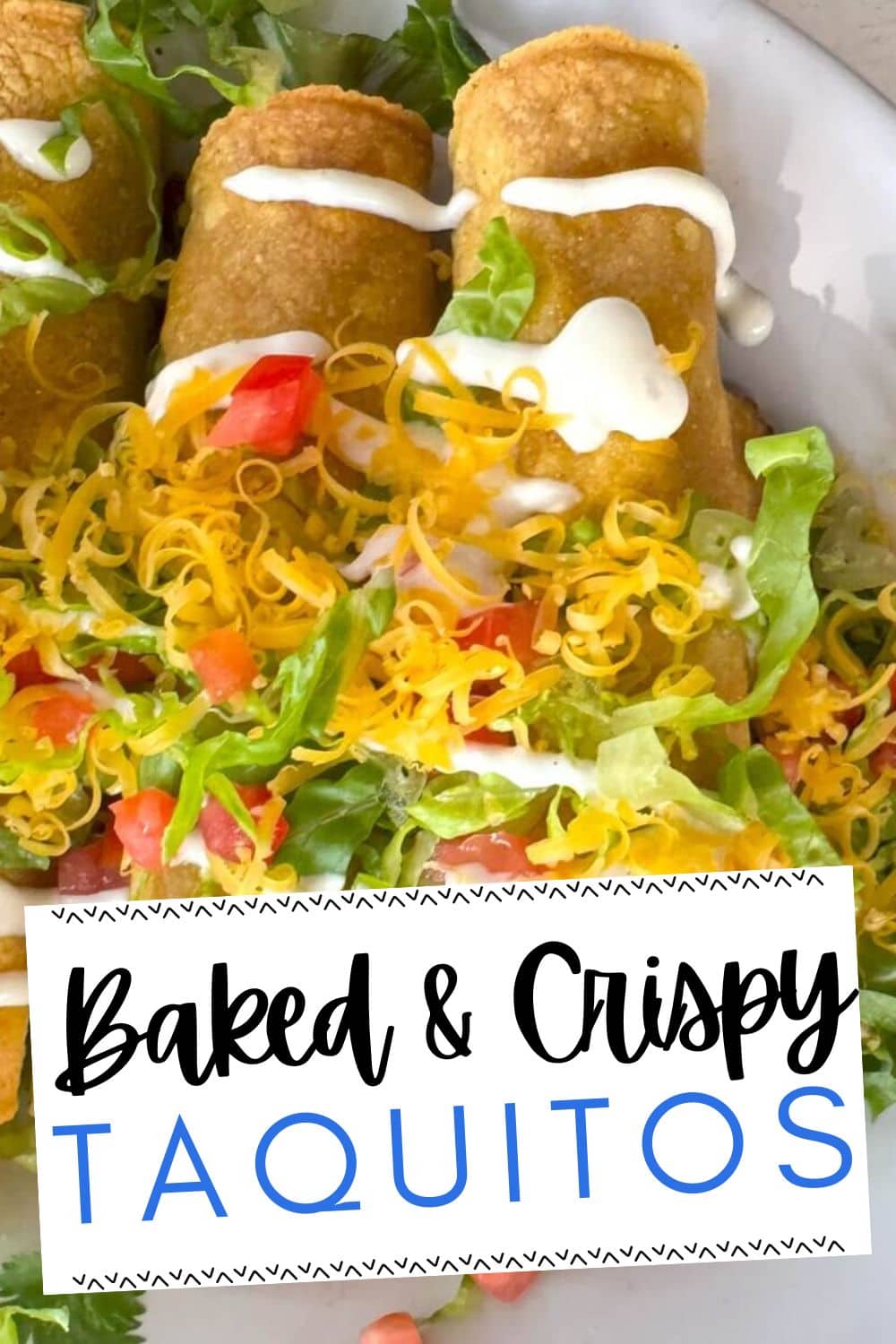 Rolled Tacos {Baked and Crispy Taquitos}