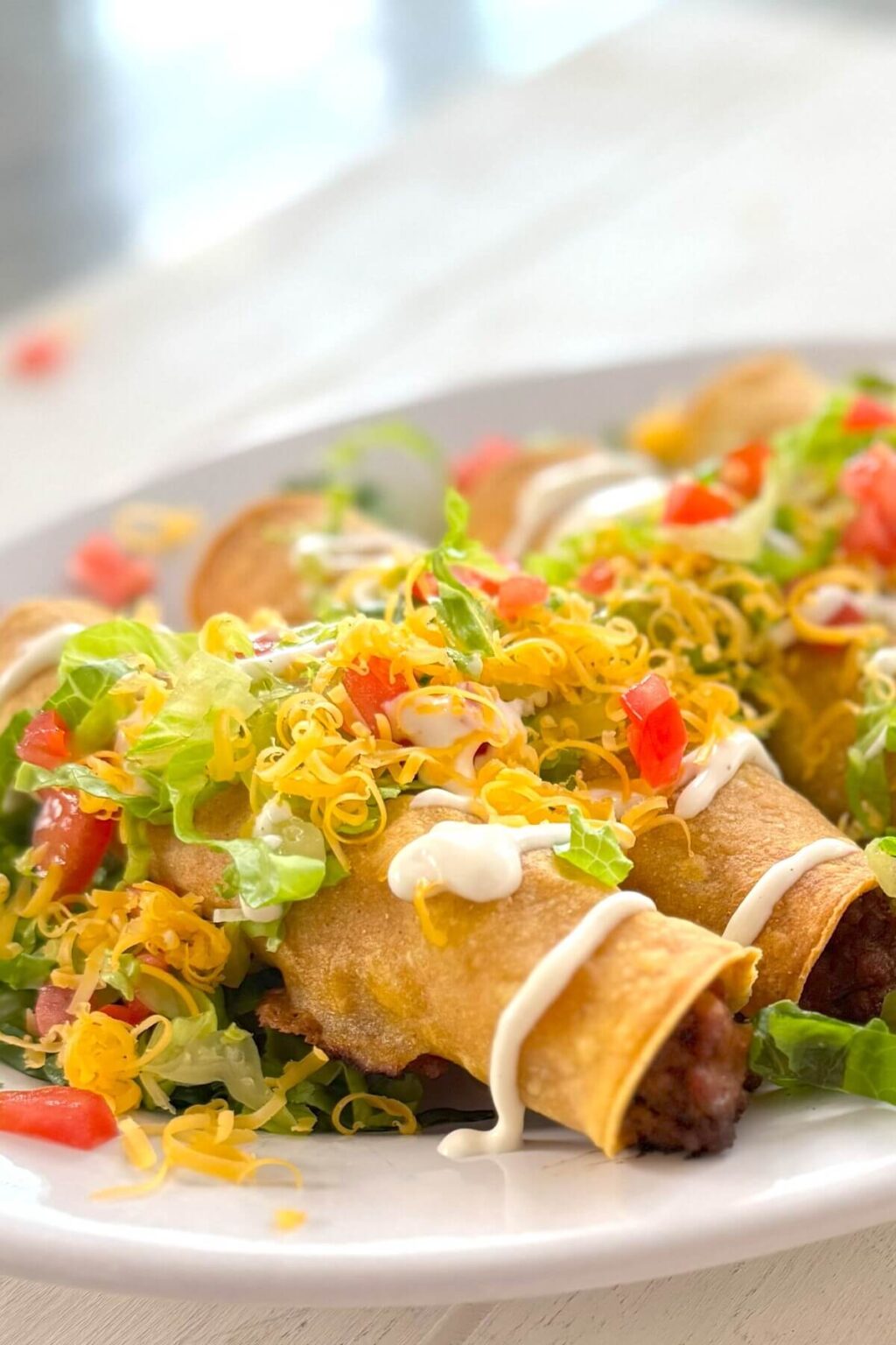 Rolled Tacos {Baked and Crispy Taquitos}